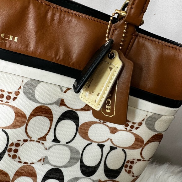Coach | Bags | Coach Coated Canvas Monogram Tote Bag | Poshmark